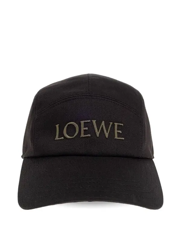 Loewe Embroidered Logo Trucker Cap - Black