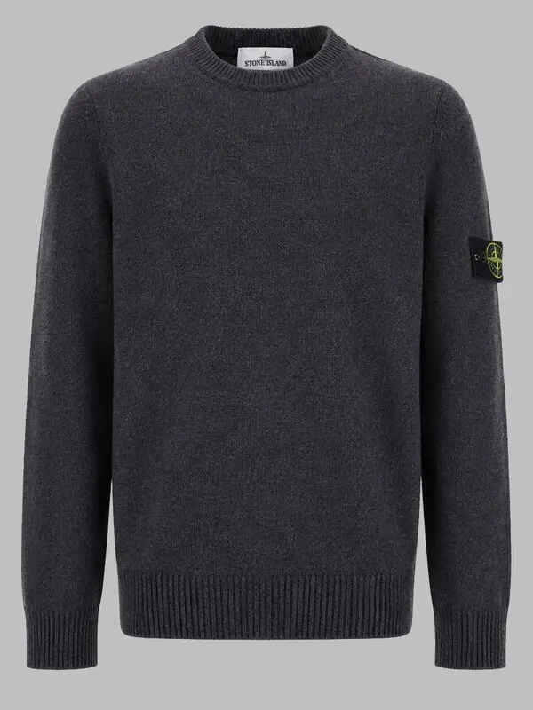 Stone Island Wool-blend Crewneck Sweater