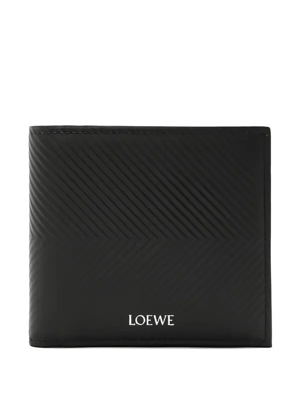 Loewe Graphic Bifold Coin Purse For - Black