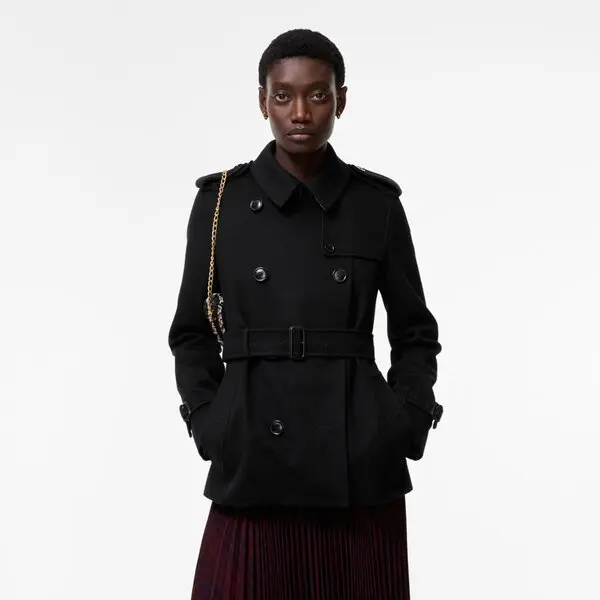 Burberry Cashmere Kensington Trench Jacket