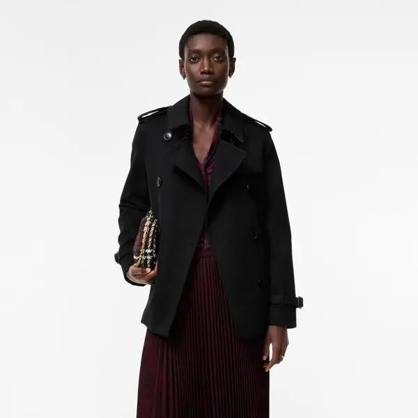 Burberry Cashmere Kensington Trench Jacket