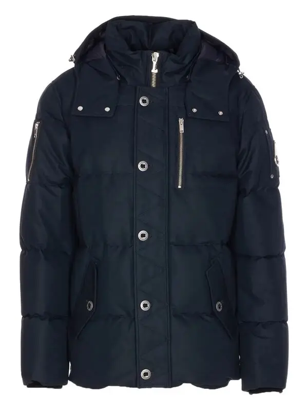 Moose Knuckles 3q Jacket - Navy W/blk