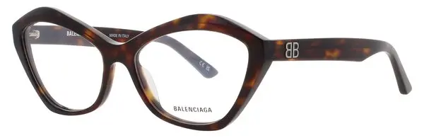 Balenciaga Bb0341o Eyeglasses, Acetate Frame, 56-16-145 Size, Case Included