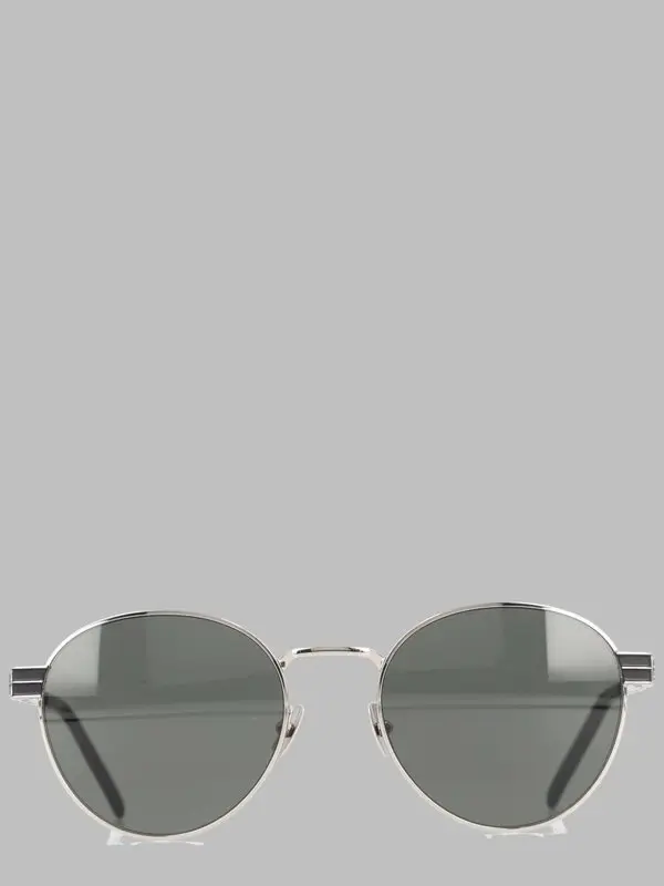 Saint Laurent Round Metal Frame Sunglasses