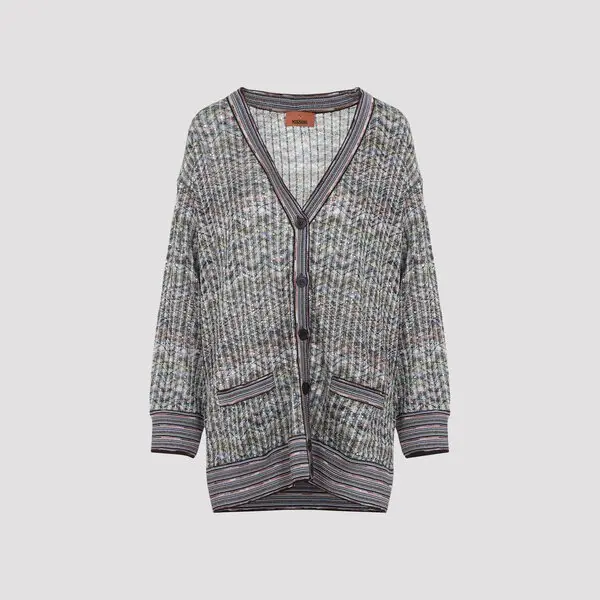 Missoni Caprdoni Maxi Cardigan With Round Neck