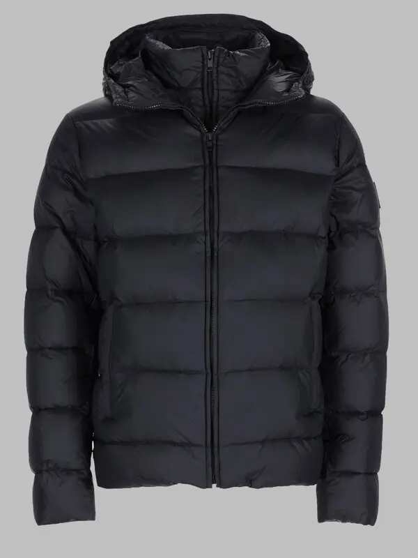 FAY Quilted Hooded Down Jacket