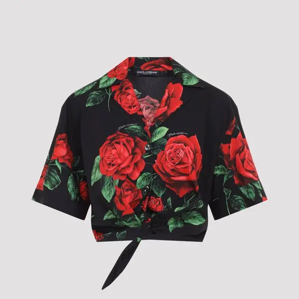 Dolce & Gabbana Dolce Cropped Cotton Shirt