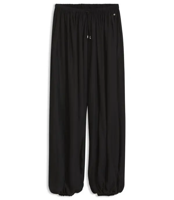BOSS Wide-leg Modal Blend Trousers