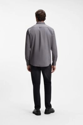 BOSS Regular-fit Button-down Shirt In Oxford Cotton