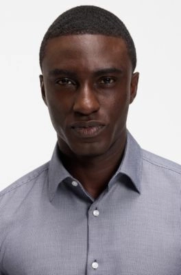 BOSS Slim-fit Shirt In A Cotton Blend