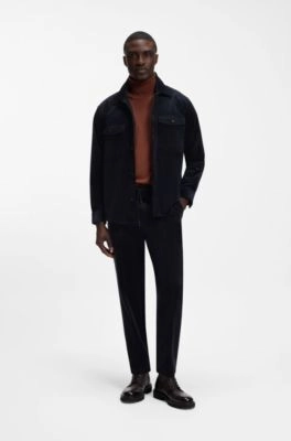 BOSS Tapered-fit Stretch Corduroy Pants