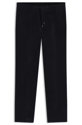 BOSS Tapered-fit Stretch Corduroy Pants