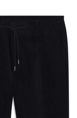 BOSS Tapered-fit Stretch Corduroy Pants