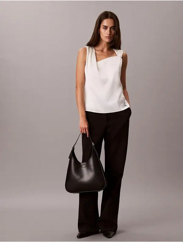 Calvin Klein Monogram Hardware Shoulder Bag