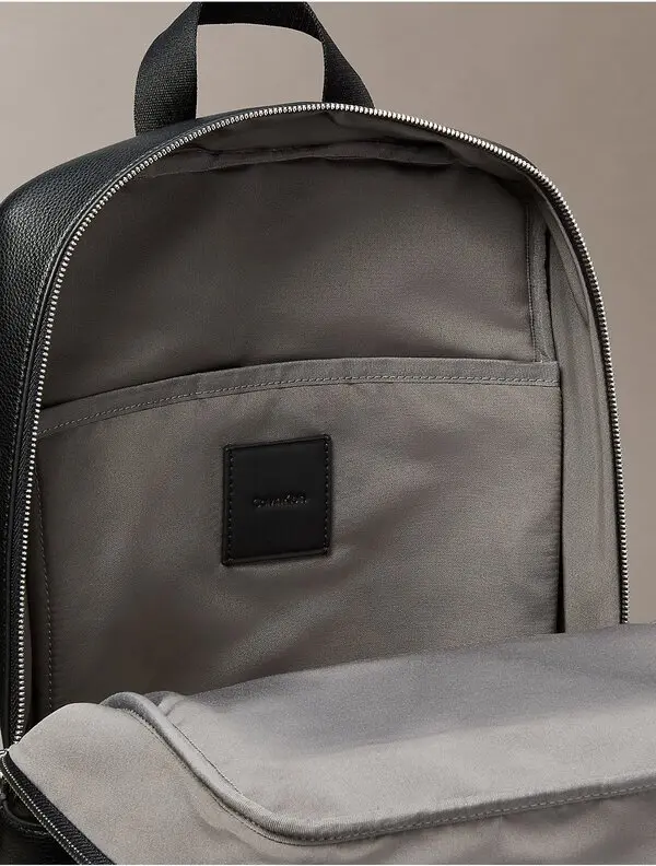 Calvin Klein Raised Logo Structured Backpack