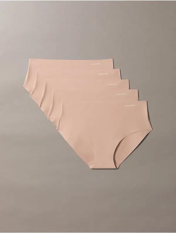 Calvin Klein Invisibles Microfiber Stretch 5-pack Hipster - Cedar