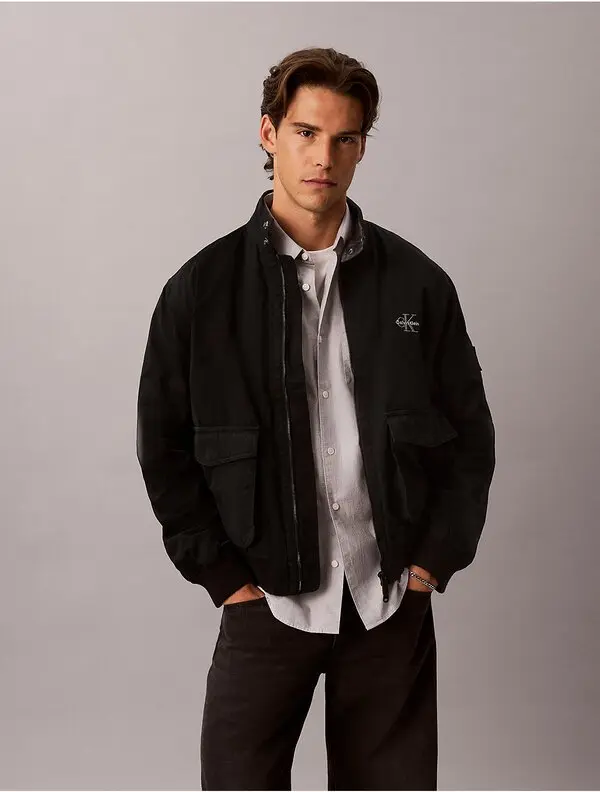 Calvin Klein Cotton Flannel Lined Jacket