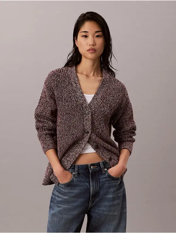 Calvin Klein Mouline Relaxed Cardigan