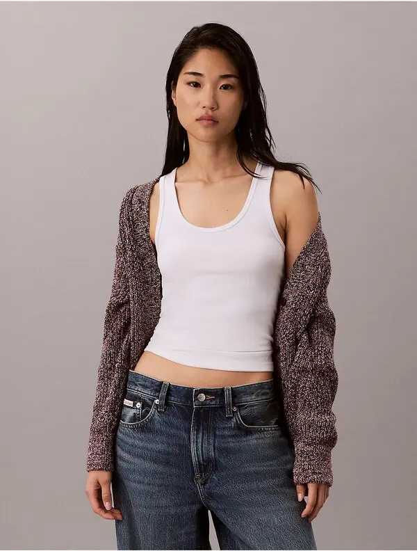 Calvin Klein Mouline Relaxed Cardigan
