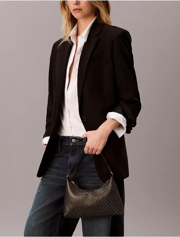 Calvin Klein Emblem Logo Small Shoulder Bag