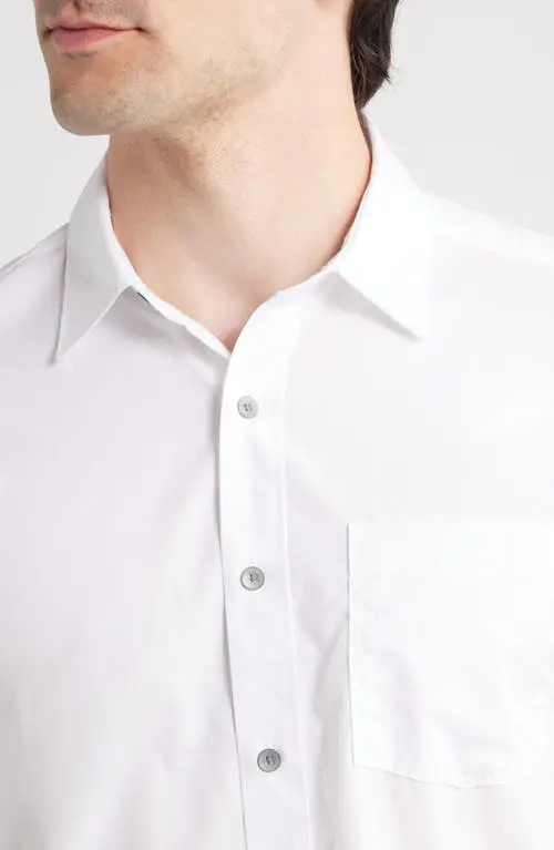 W.R.K Hudson Reworked Slim Fit Solid Cotton Button-up Shirt