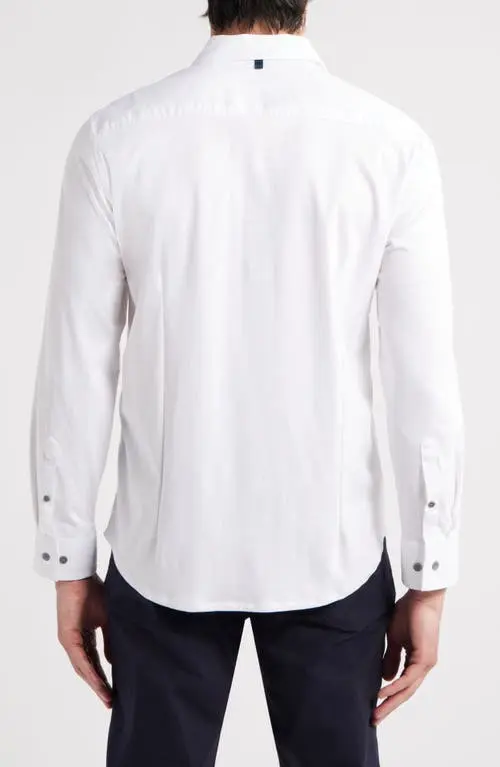 W.R.K Hudson Reworked Slim Fit Solid Cotton Button-up Shirt