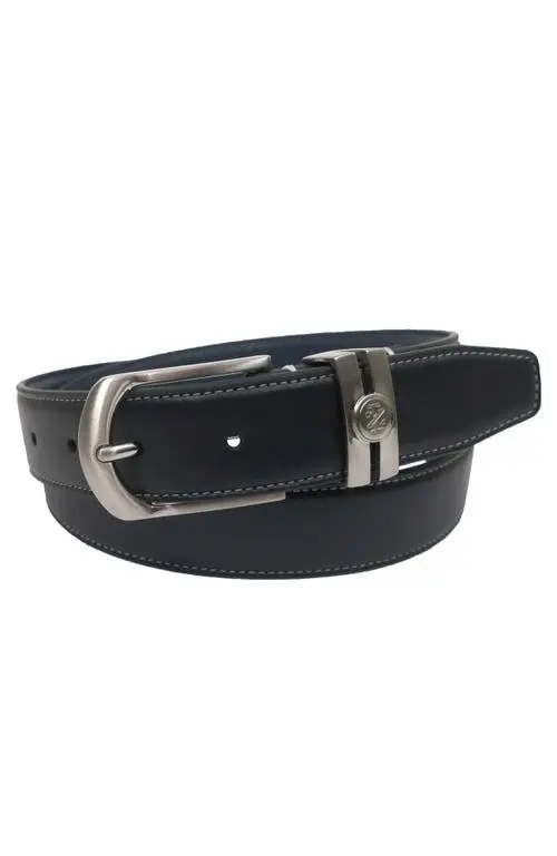 IZOD Golf Stretch Comfort Leather Belt With Metal Keeper