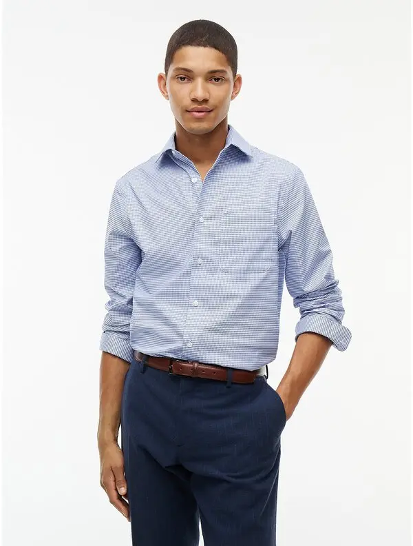 Tommy Hilfiger Regular Fit Check Thflex Dress Shirt 14.5/32