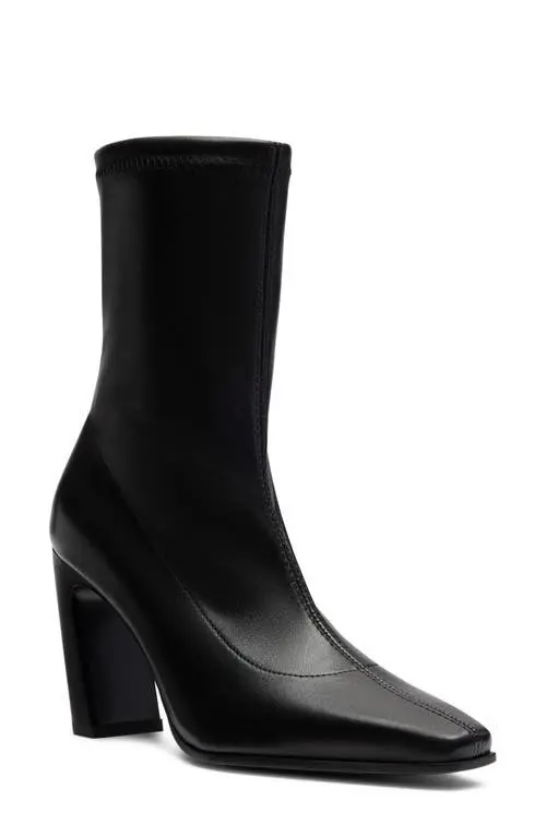 STUART WEITZMAN Stassi Stretch Leather Bootie