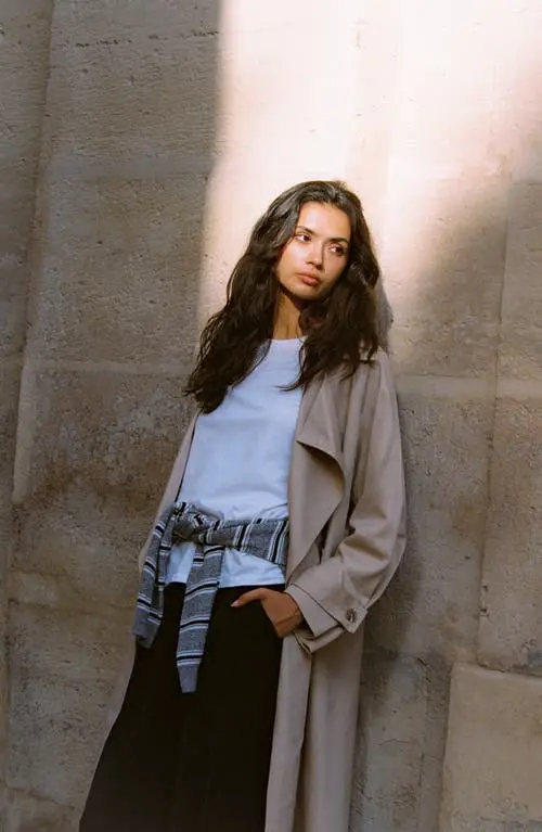 French Connection Relaxed Raglan Trench Coat