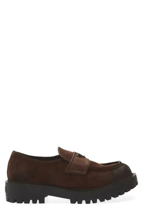 Prada Leather Penny Loafer