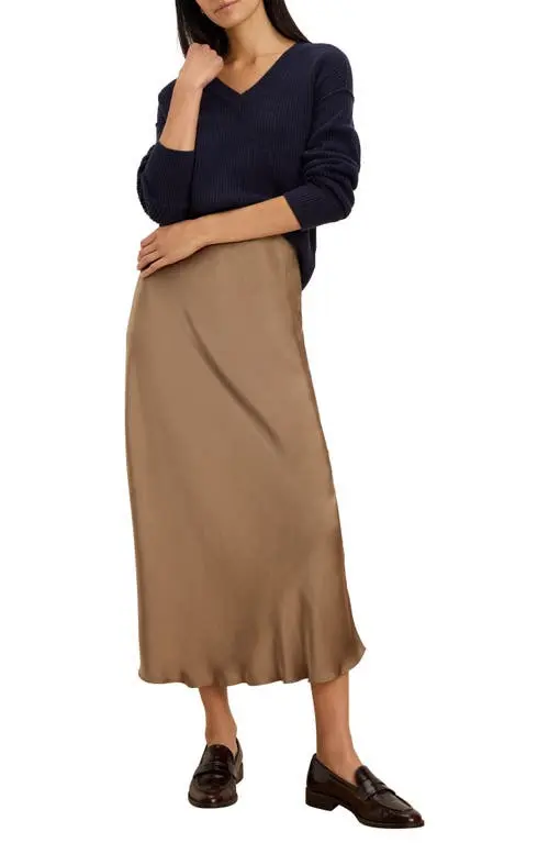 NIC+ZOE Cozy Cottage V-neck Sweater - Dark Indigo