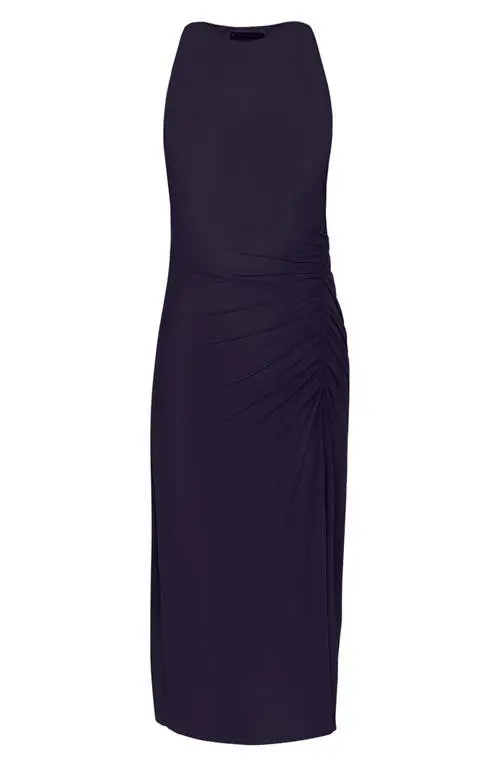 VIX PAULA HERMANNY Getty Ruched Cover-up Maxi Dress - Blue Ocean