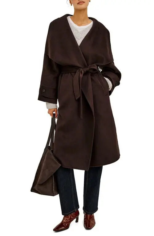 Rails Celeste Wool Blend Belted Wrap Coat