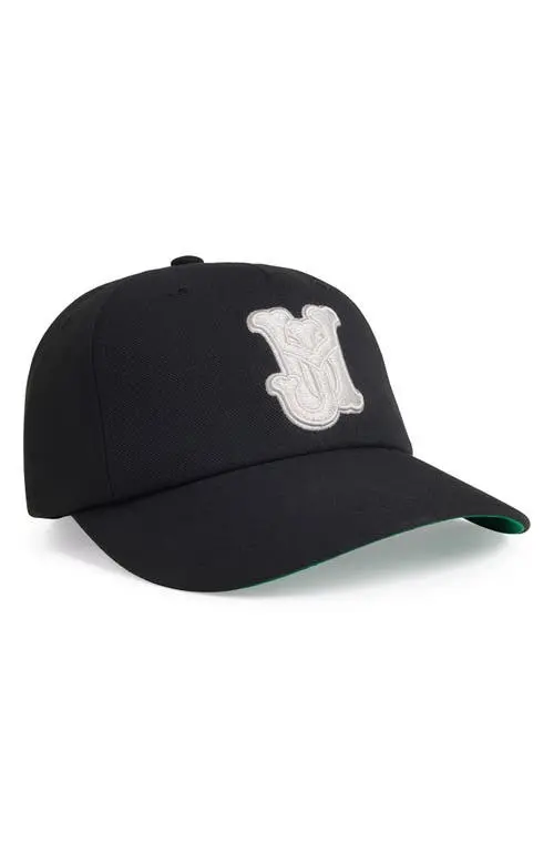 Hudson Jeans 3d Logo Baseball Cap - Jet Black