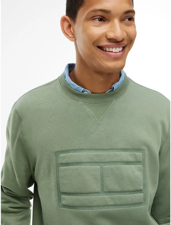 Tommy Hilfiger Embroidered Flag Sweatshirt