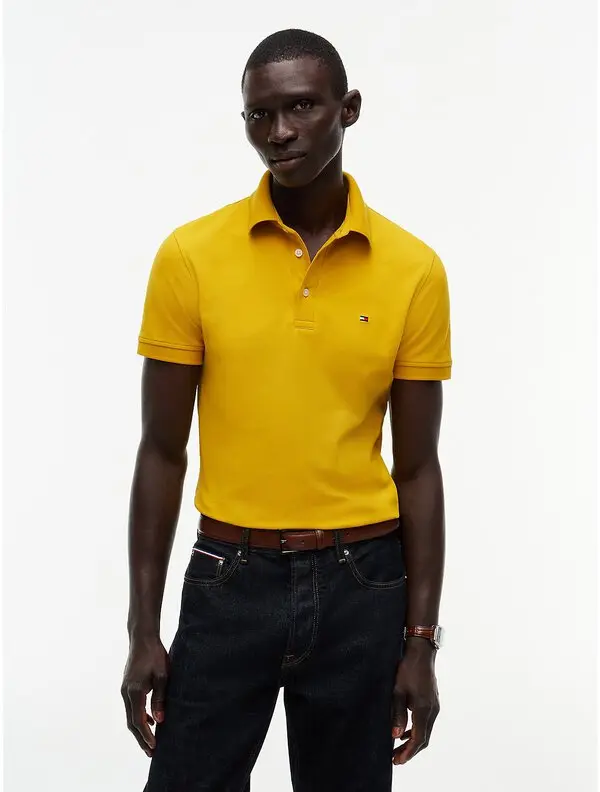 Tommy Hilfiger Slim Fit Stretch Pique Polo