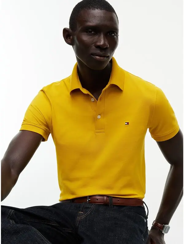 Tommy Hilfiger Slim Fit Stretch Pique Polo