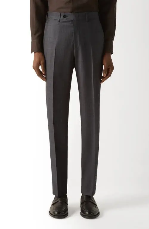 Zegna Wool Two Piece Suit - Dark Grey