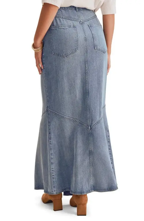 Splendid Lounge Denim Maxi Skirt