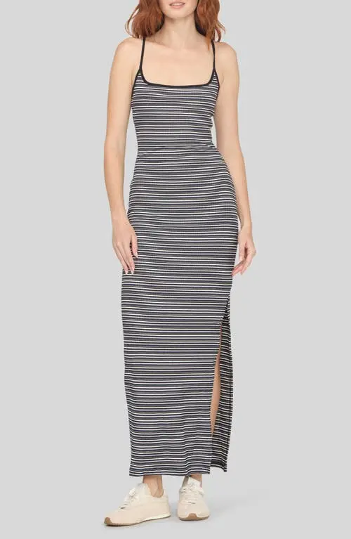 PROJECT SOCIAL T Rita Striped Rib Maxi Dress - Blue Combo