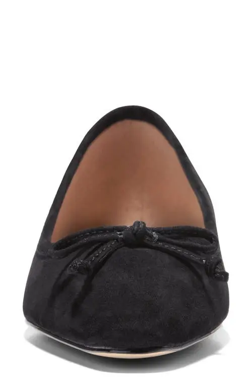 Cole Haan Paget Leather Ballet Flat - Black Suede