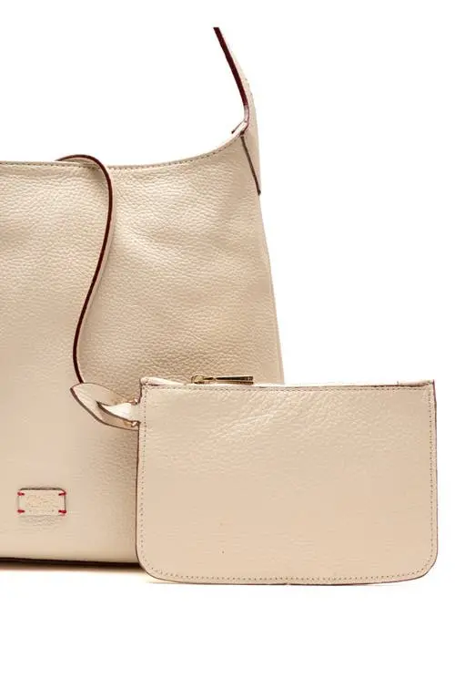 FRANCES VALENTINE Brynn Leather Hobo - Oyster