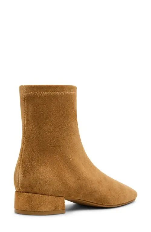 Blondo Ramon Suede Zip Up Bootie - Camel Suede