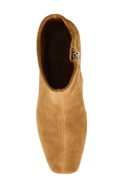 Blondo Ramon Suede Zip Up Bootie - Camel Suede