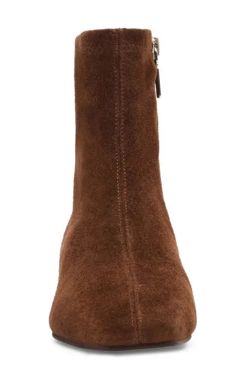 Blondo Ramon Leather Bootie - Choc Suede