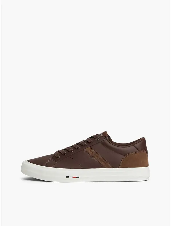 Tommy Hilfiger Tommy Logo Leather Sneaker