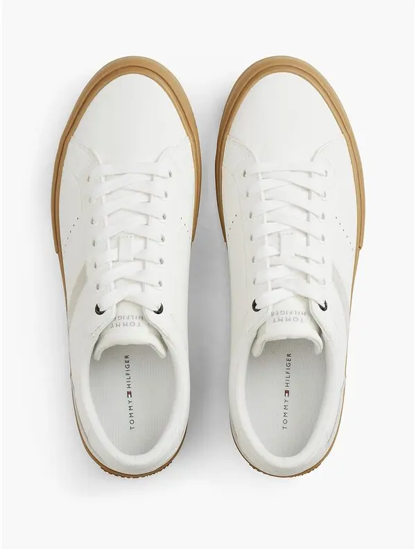 Tommy Hilfiger Tommy Logo Leather Sneaker