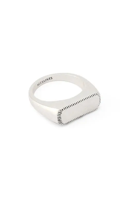 ALLSAINTS Smooth Rectangular Signet Ring