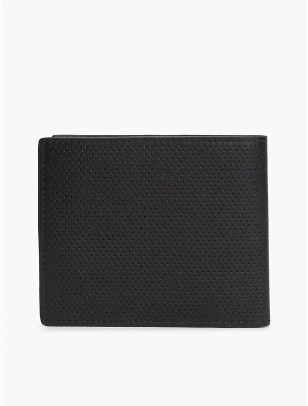 Tommy Hilfiger Textured Leather Card & Coin Wallet
